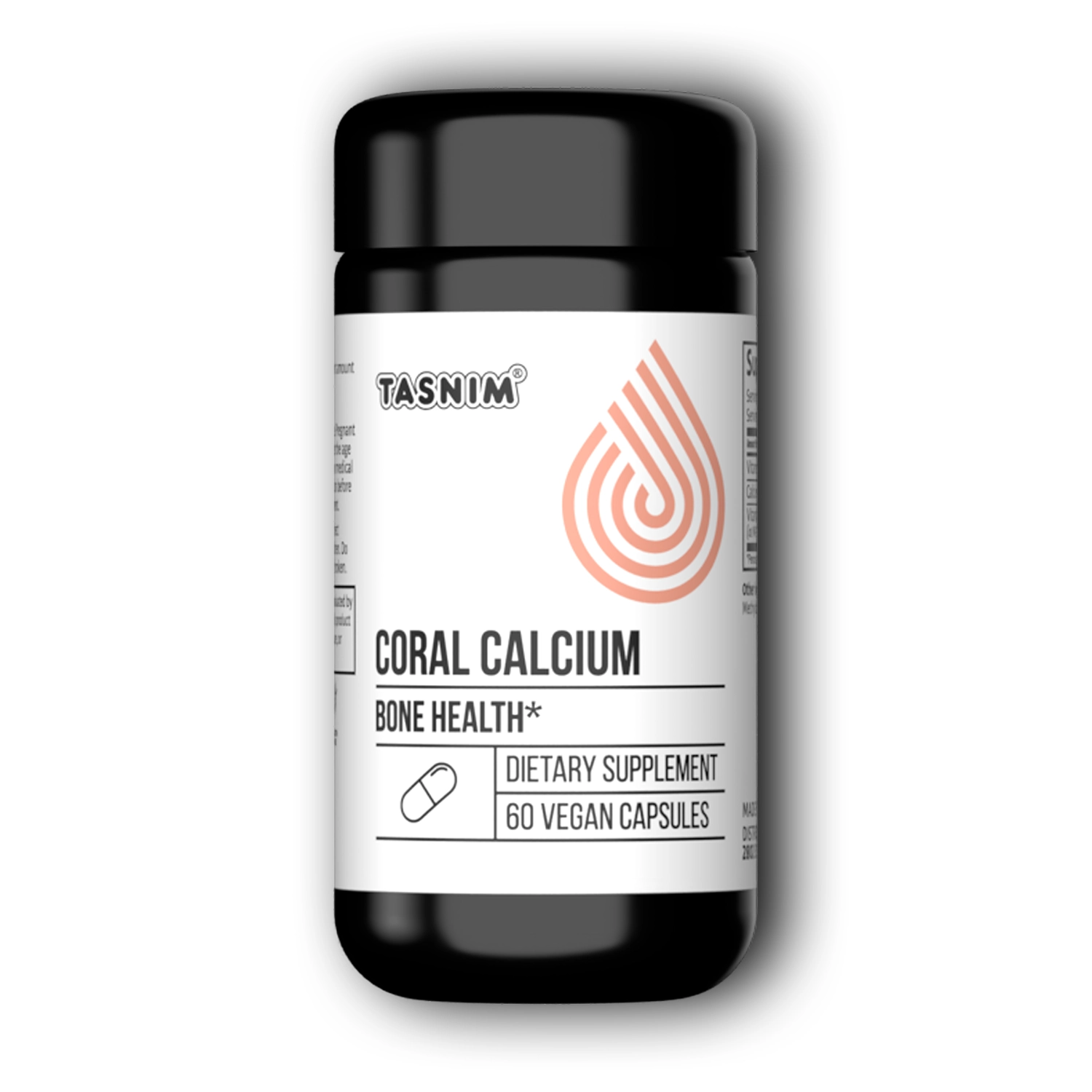 Tasnim Coral Calcium Supplement | 60 Vegan Capsules